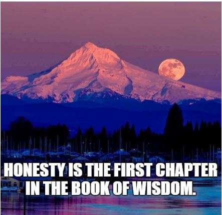Day 490 – Be Honest, Be Wise – Wisdom Unplugged - Wisdom-Trek