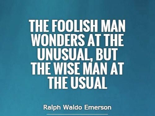 Day 660 – The Wise and The Foolish – Wisdom Unplugged - Wisdom-Trek