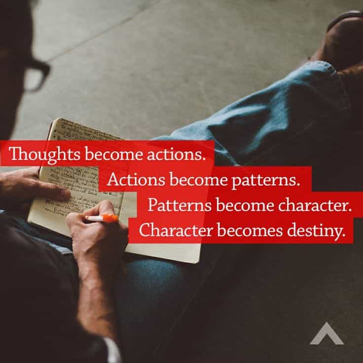 Day 949 – Thoughts Become Actions – Meditation Monday - Wisdom-Trek