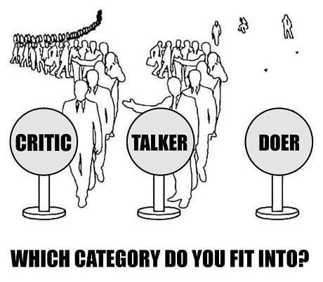 Day 1806 – A Critic or a Doer – Daily Wisdom - Wisdom-Trek