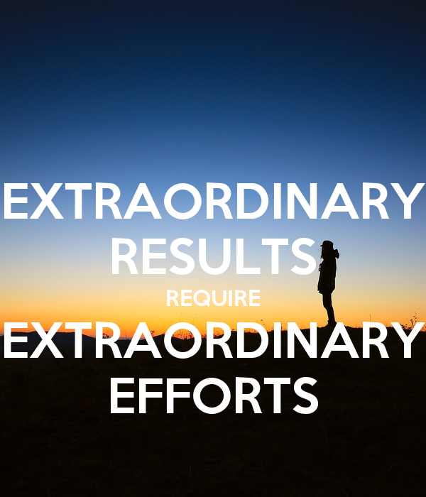 Day 1826 – Extraordinary Results – Daily Wisdom - Wisdom-Trek