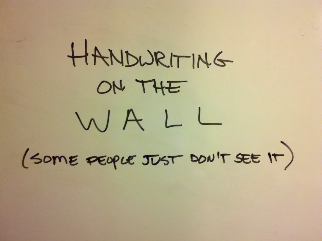 Day 1845 – Handwriting on the Wall – Daily Wisdom - Wisdom-Trek
