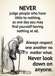 Day 1937 – Don’t Look Down on Others – Daily Wisdom - Wisdom-Trek