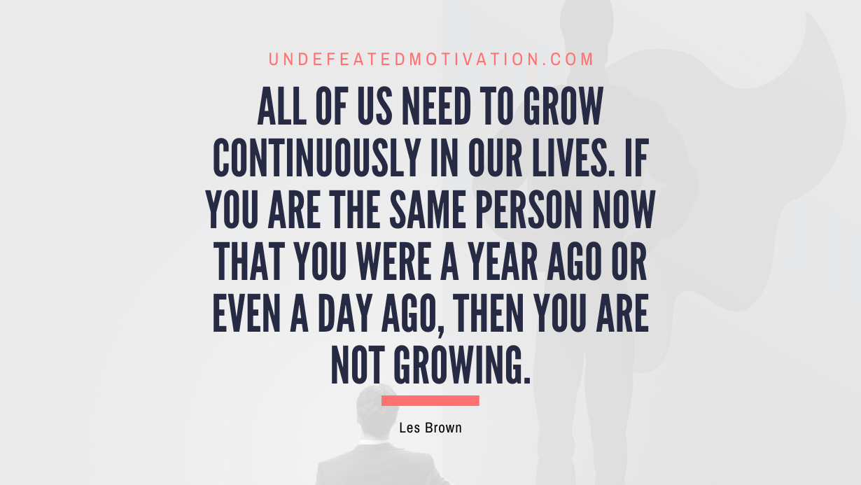 Day 1935 – Grow Continuously – Daily Wisdom - Wisdom-Trek