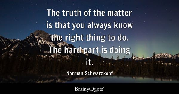 Day 1970 – Always Do Right – Daily Wisdom - Wisdom-Trek