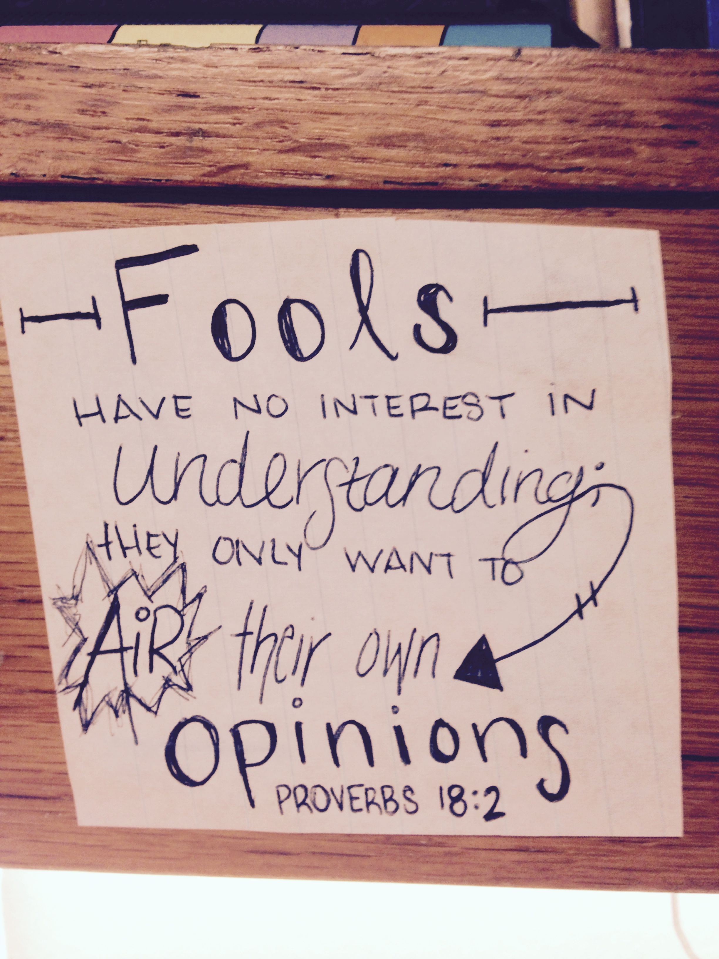 Day 2089 – The Book of Proverbs – Chapter 18 – Daily Wisdom - Wisdom-Trek