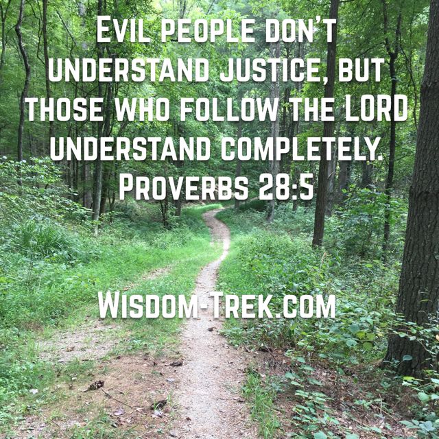 Day 2099 – The Book of Proverbs – Chapter 28 – Daily Wisdom - Wisdom-Trek