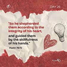Day 2687 Wisdom Nuggets – Psalm 78:56-72 – Daily Wisdom - Wisdom-Trek